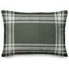 Hunter Green Plaid 14x20 Spun Poly Pillow, 14x20 - Rustic - Decorative ...