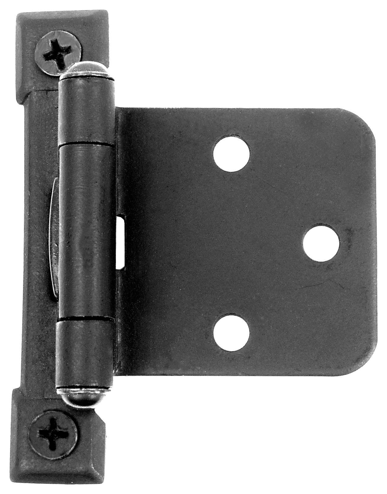 Self-Closing Semi-Concealed Hinges, Flush, Set of 2, 3/8" - Traditional ...