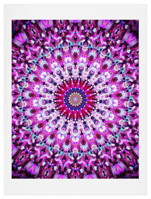 Deny Designs Monika Strigel Pink Arabesque Art Print, 16x20 (Printed ...