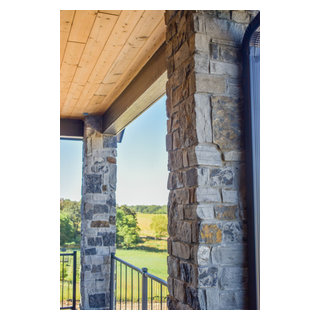 Modern Black Horse Ashlar Home - Traditional - Exterior - Omaha - by ...