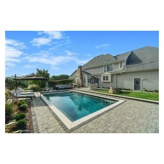 Geometric Pool in South Windsor, CT - Traditional - Pool - Bridgeport ...