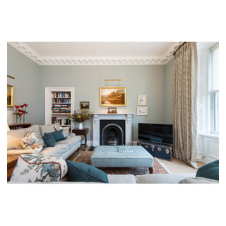 4-Bed [Period] Edinburgh Apartment - Traditional - Living Room ...