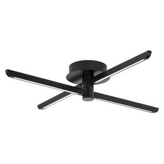 Pivot Led LED Ceiling Or Wall Mount, Matte Black - Modern - Flush-mount ...