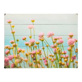 "Subtle Pink Flowers", Wall Decor By Vanessa Fahmy, 30"x40 ...