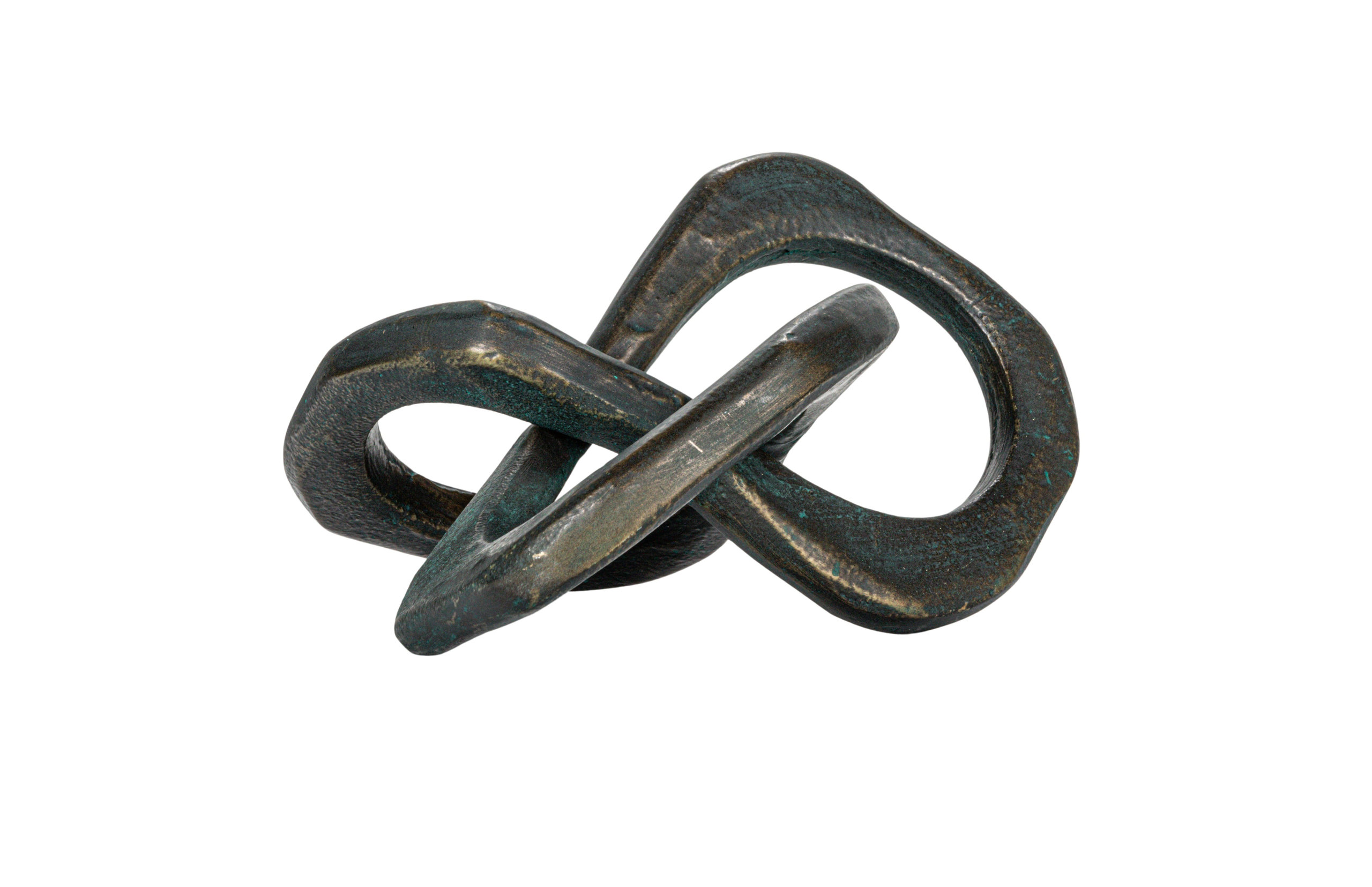 Cast Metal Knot Figurine, Black - Industrial - Decorative Objects And ...