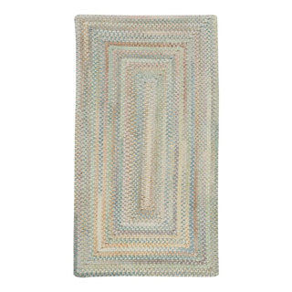 Alliance Concentric Rectangle Braided Rug, Moonstone, 24"x36 ...