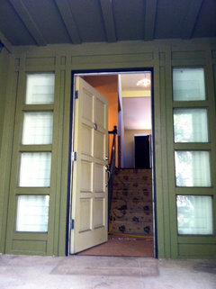 Need ideas for low cost update of this facade