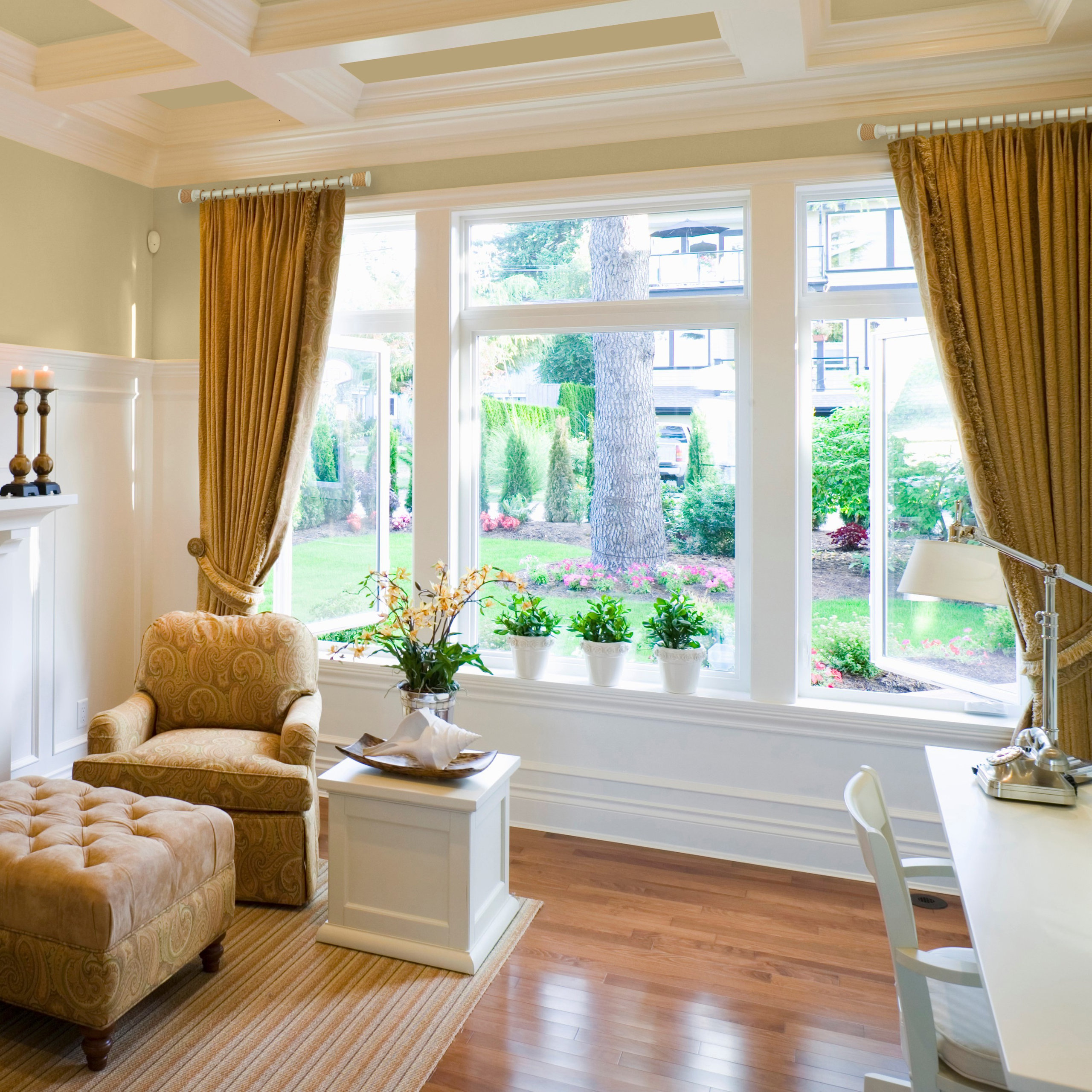 Simple Elegance by Ben&Jonah Metallo Adjustable Decorative Rod & Finial ...