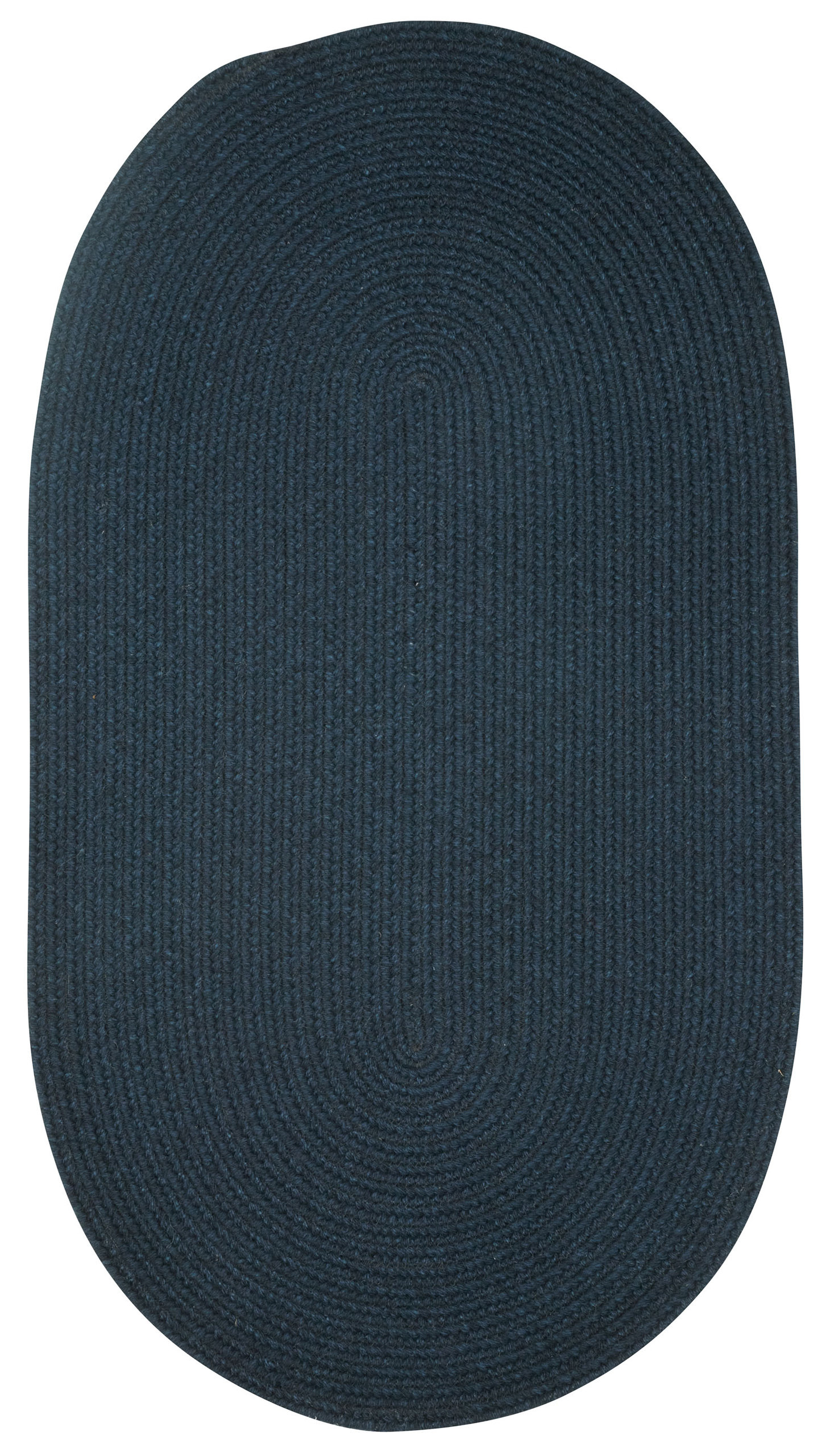 Manteo Braided Oval Rug, Dark Blue, 2'3"x9' Runner - Contemporary ...
