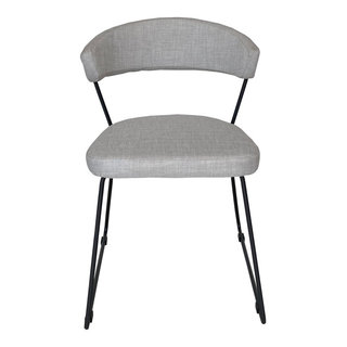 First of A Kind Adria Dining Chair Gray - Transitional - Dining Chairs ...