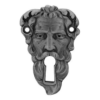 Sentinel Escutcheon Rim Lock, Antique-Style Pewter - Traditional - Door ...