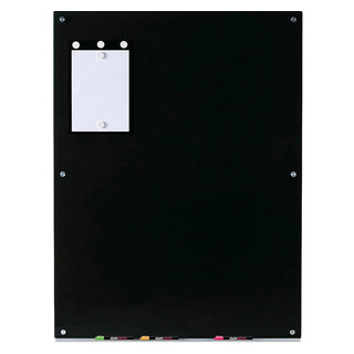 Magnetic Black Glass Dry-Erase Board Set Audio-Visual Direct, 35 1/2 ...