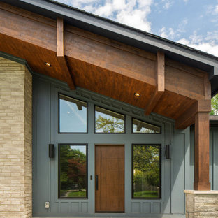 75 Beautiful Contemporary Vaulted Ceiling Entryway Pictures & Ideas ...