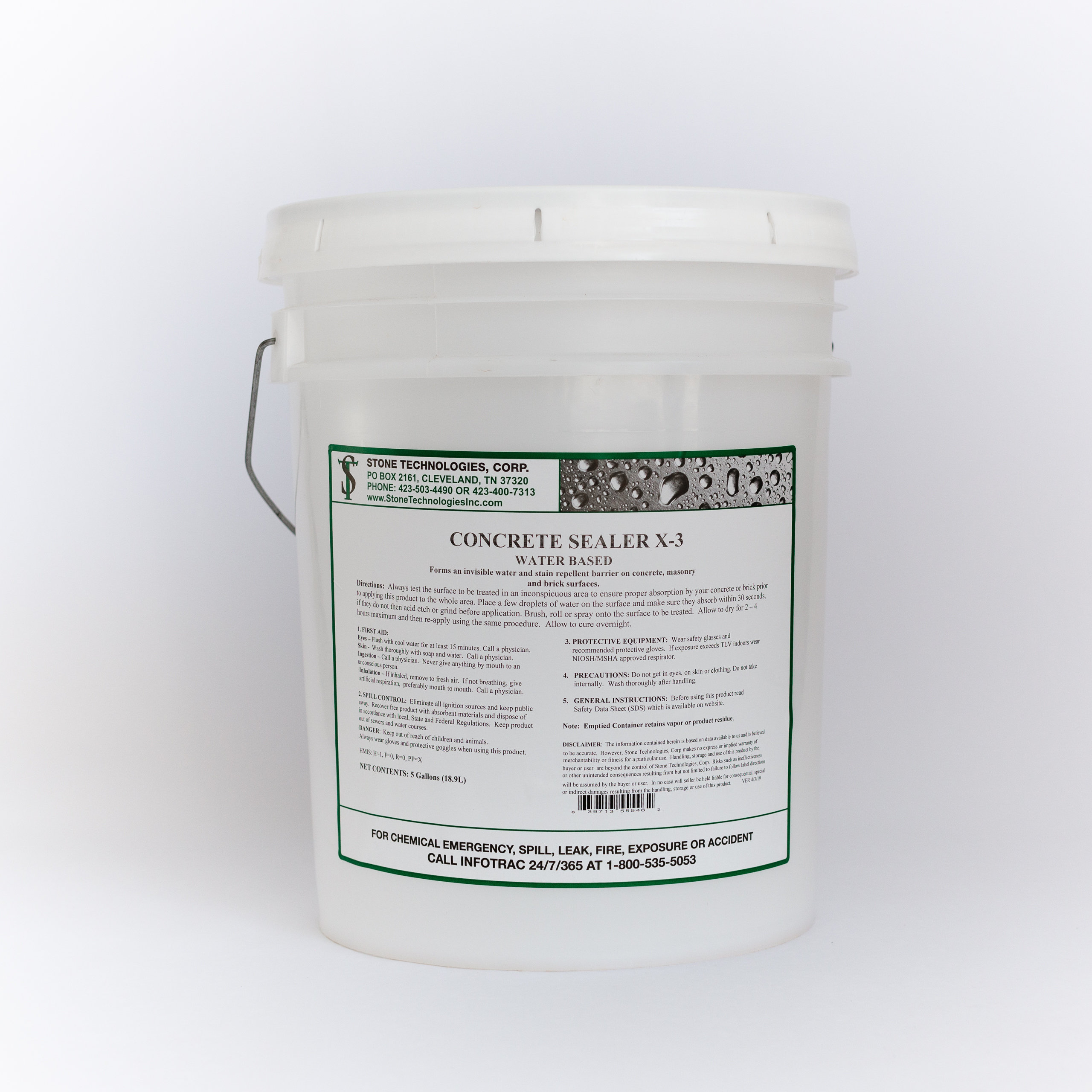 Concrete Sealer X-3, Stain and Water Repellent, 5 Gallon - Contemporary ...