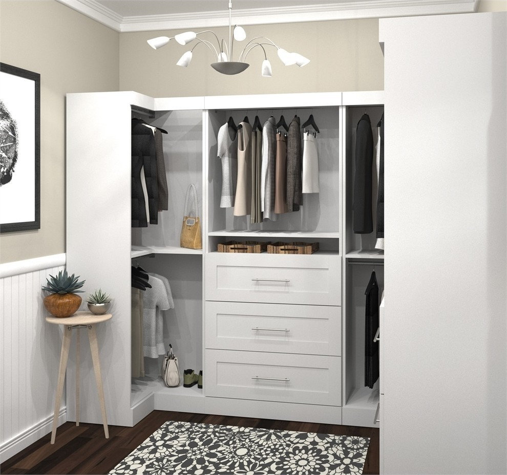 Bestar Pur By Bestar 100 Storage Kit, White - Closet Organizers - by ...