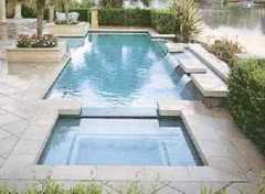 Pool design: Would you have a raised spa or flush spa?