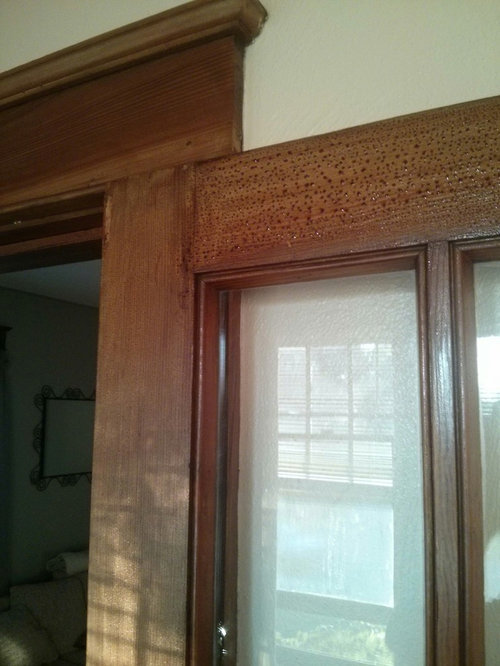 Wood trim finish