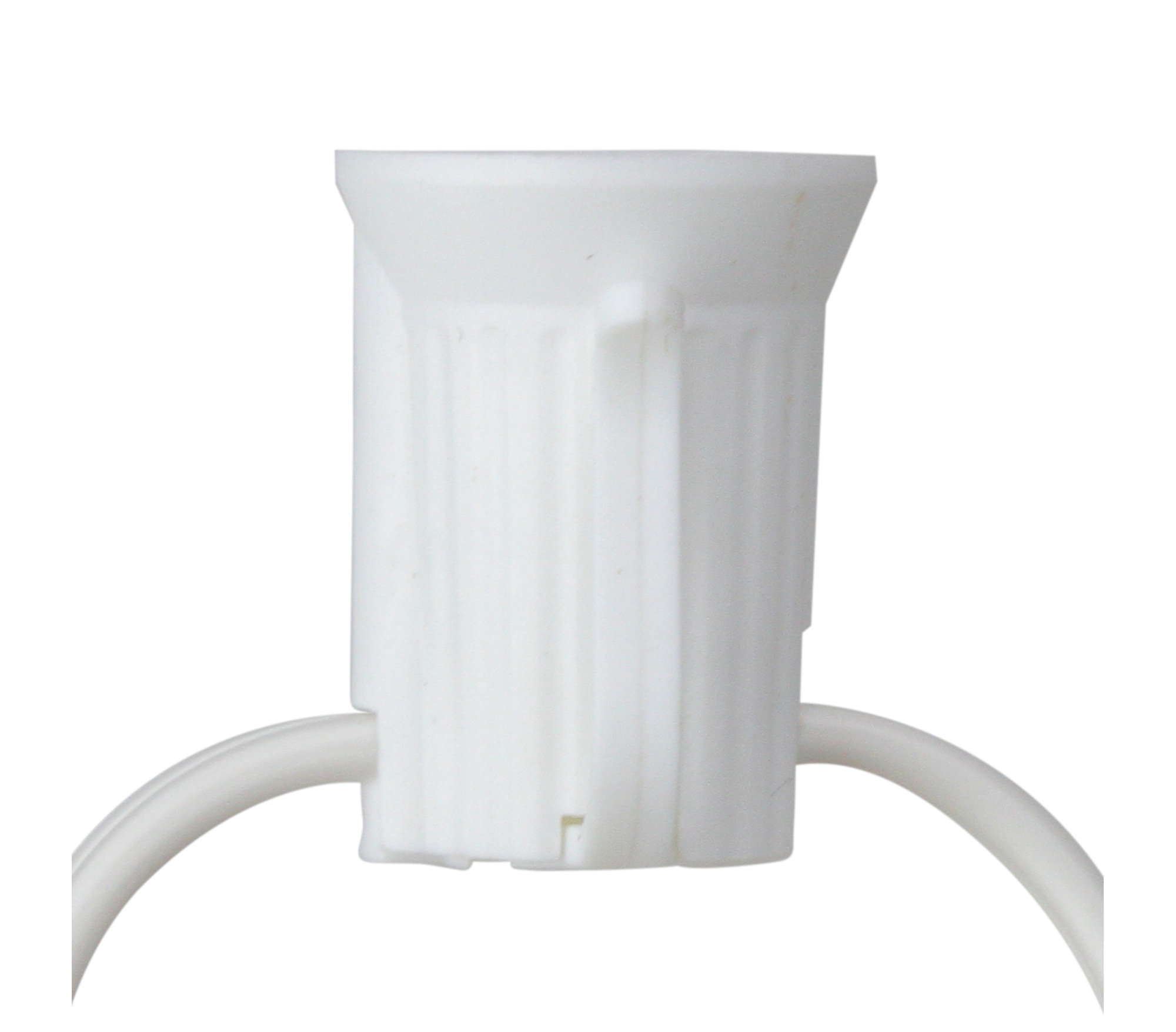 100' Commercial C9 Christmas Light Socket Set 12" Spacing 18 Gauge ...