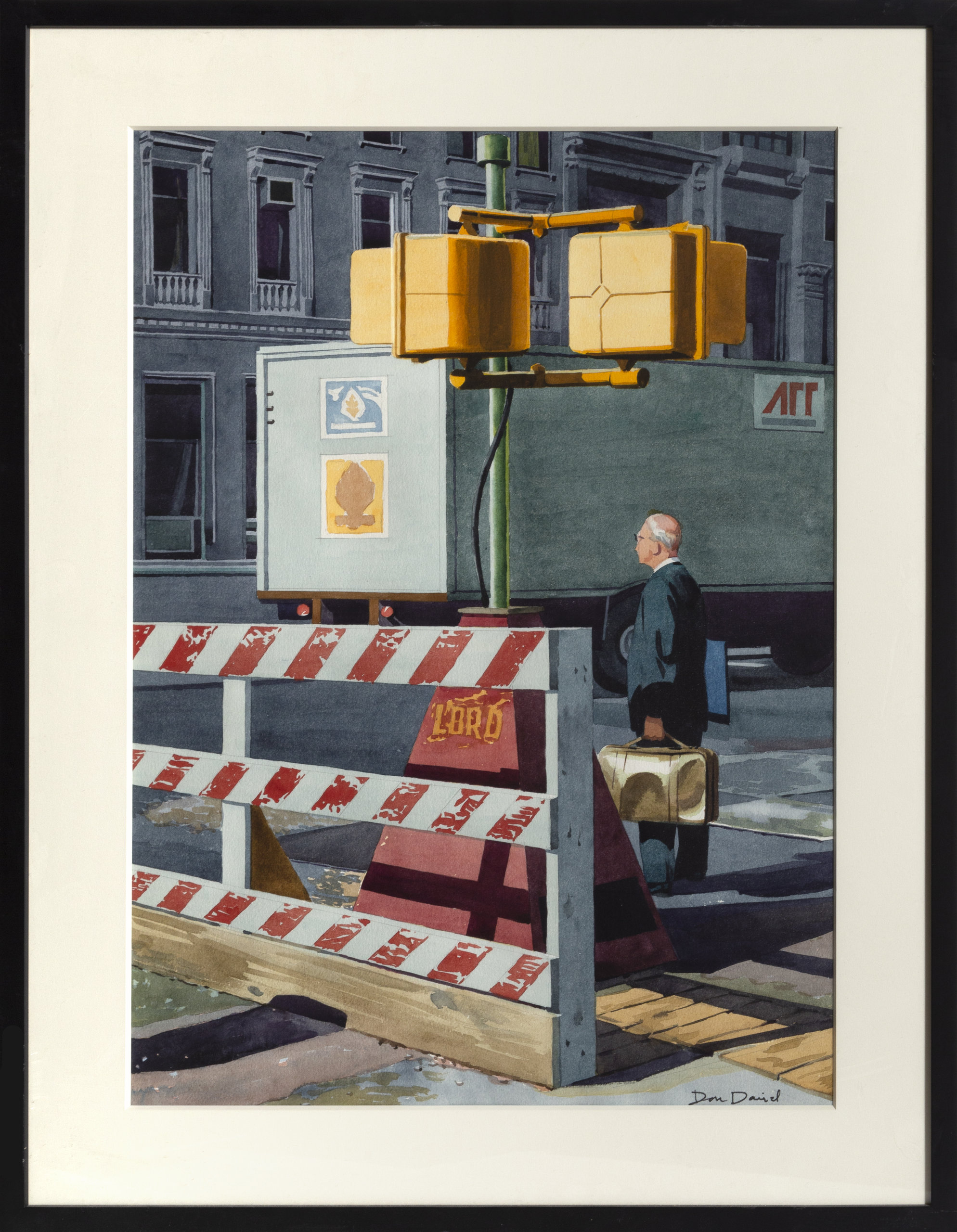 Crosswalk, Don David, 19.5x27.5 - Contemporary - Paintings - by ...