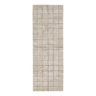 Woolable rug runner Mosaic Sandstone, 2'7" x 7'6" - Contemporary - Hall ...