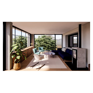 Chemin de la Bastille - Modern - Living Room - Marseille - by La ...