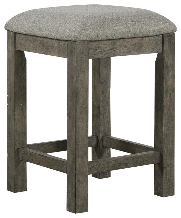 Uph Console Stool Contemporary Grey - Transitional - Bar Stools And ...