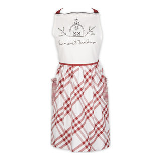 Barn Red Home Sweet Farmhouse Apron - Aprons - by Design Imports | Houzz