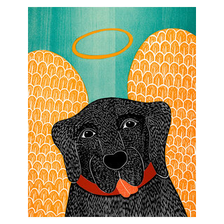 Angel Dog Giclee Print, Large - Contemporary - Prints And Posters - by ...