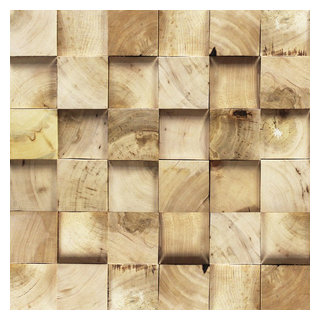 3D Reclaimed Rectangular Solid Barn Wood Panels 10.4sqft per Box ...