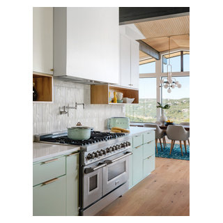 Atomic Ranch MCM Main House - Midcentury - Kitchen - Austin - by ...