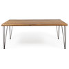 Eleanor Indoor 72" Rectangular Acacia Wood Dining Table - Industrial - Dining Tables - by ...
