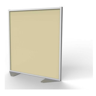 Ghent's Vinyl Floor Partition with Full Panel Infill in Caramel ...