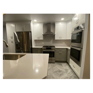 Beautiful Kitchen Transformation With New Two-Tone Cabinets ...