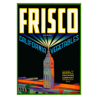 Frisco Brand California Vegetables Print, 36" x 46" - Contemporary ...