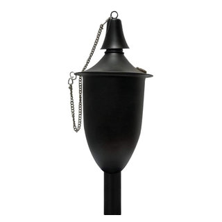 Small Elegant Tiki Style Torch With Pole and Snuffer - Transitional ...