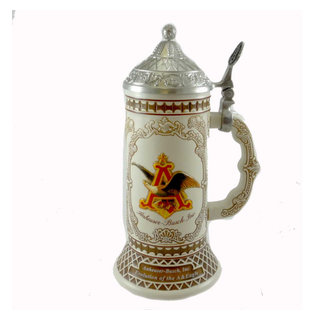 Anheuser-Busch EVOLUTION OF THE AandEAGLE SERIES Stein 3Rd Wainwright ...