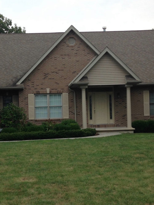 need help with changing front door, shutter and possibly pillar colors