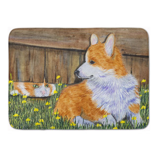 Corgi Machine Washable Memory Foam Mat - Contemporary - Kitchen Mats ...
