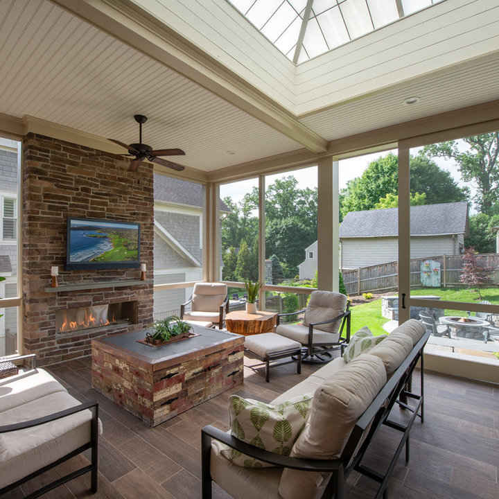 75 Beautiful Back Porch Design Ideas & Pictures | Houzz