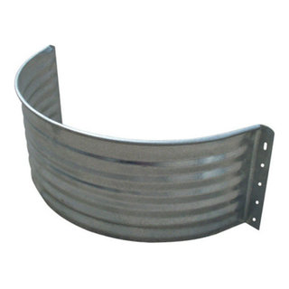 Tiger Brand™ AW-18R Round Area Wall, Galvanized Steel, 18 ...