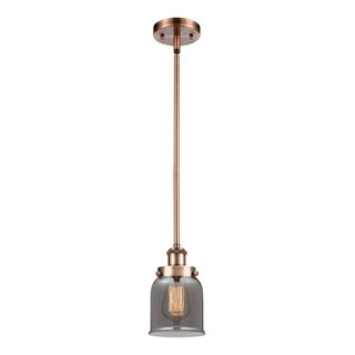 Innovations B SM Bell LED Pendant, AC /Plated Smoke/Bell, 916-1S-AC-G53 ...