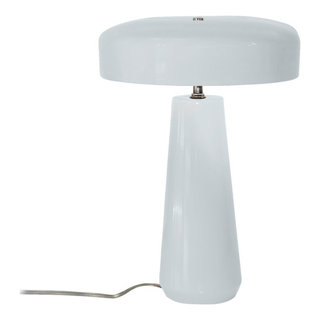 Justice Design Portable 2 Light Spire Table Lamp, White/White - CER ...