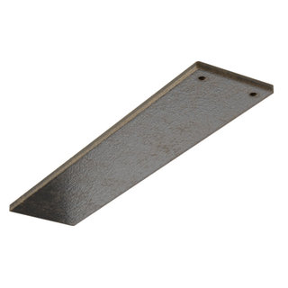 3"x20" Logan Hidden Support Steel Bracket, Hammered Black, 3"Wx14"D/10 ...
