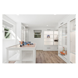 New England Basement Remodel - Beach Style - Closet - Providence - by ...