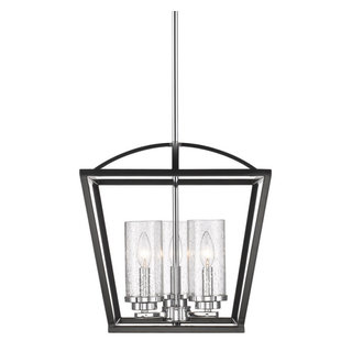 Golden Lighting 4309-3P-SD Mercer 3 Light Multi Light Pendant ...