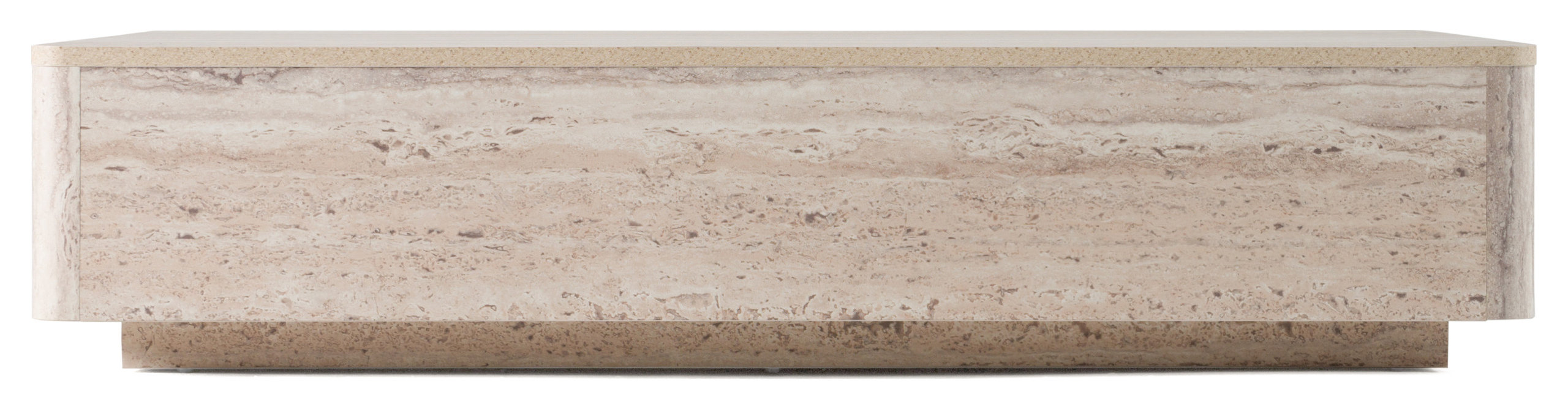 Nova Domus Roma Modern Travertine Rectangular Coffee Table - Rustic - Coffee Tables - by Vig ...