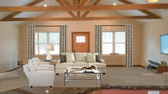 Front door opens in middle of living room | Houzz Forum