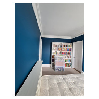 Blue Bedroom in Wimbledon SW20 - Traditional - Bedroom - London - by Mi ...