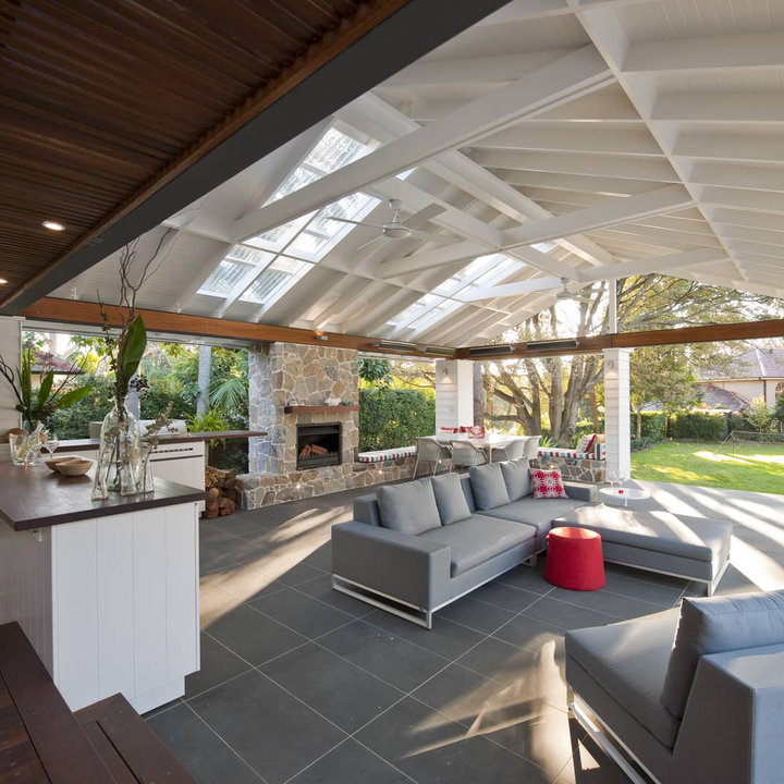 75 Beautiful Outdoor Entertainment Areas Home Design Ideas & Designs ...