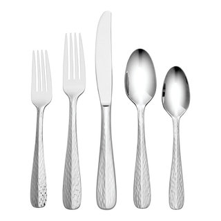Oneida Vulcan 20Pc Flatware Set - Beach Style - Flatware And Silverware ...